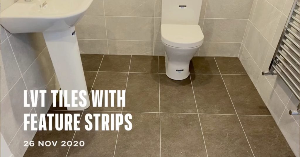 Luxury Vinyl Tiles with Feature Strips | The Floor Design Studio